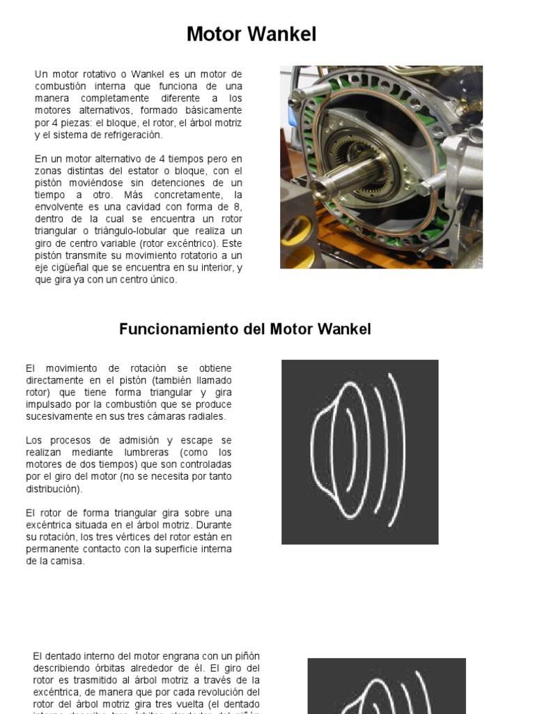 Motor Wankel | Motor de combustión interna | Pistón | Prueba gratuita ...
