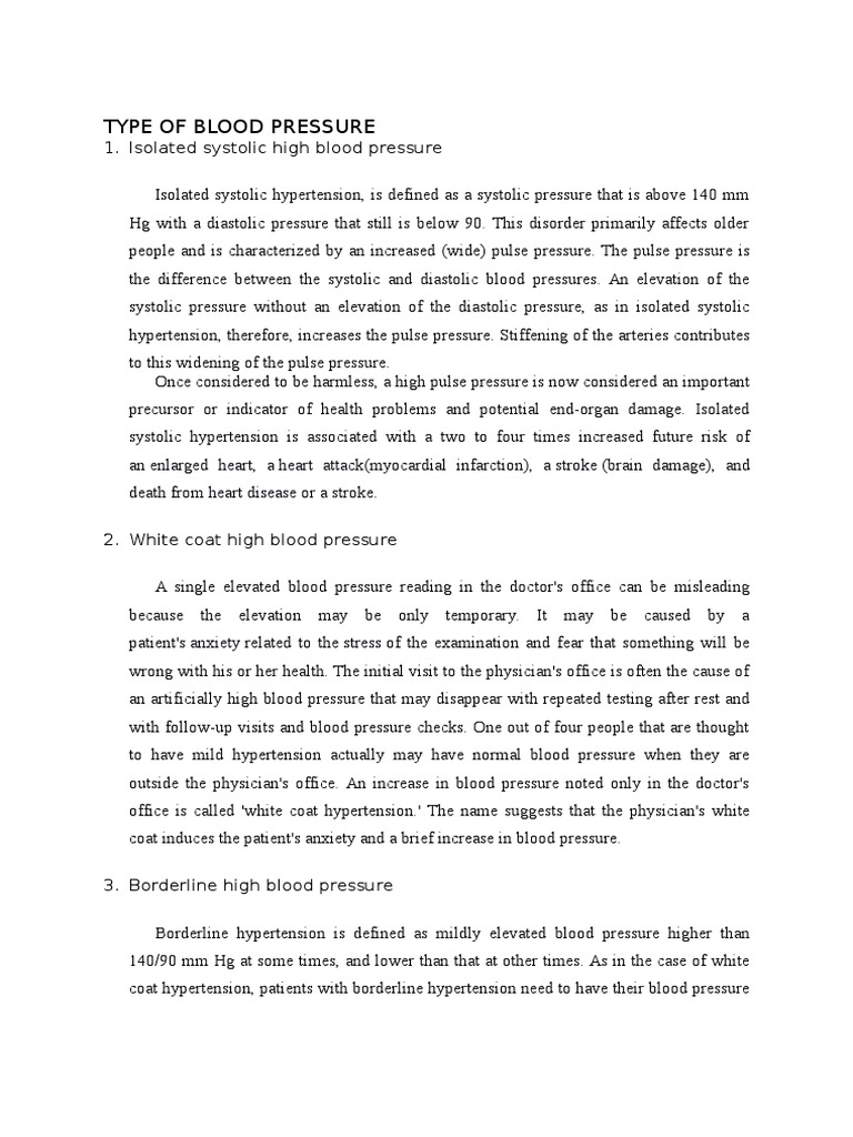 What Is High Blood Pressure | PDF | Hypertension | Blood Pressure