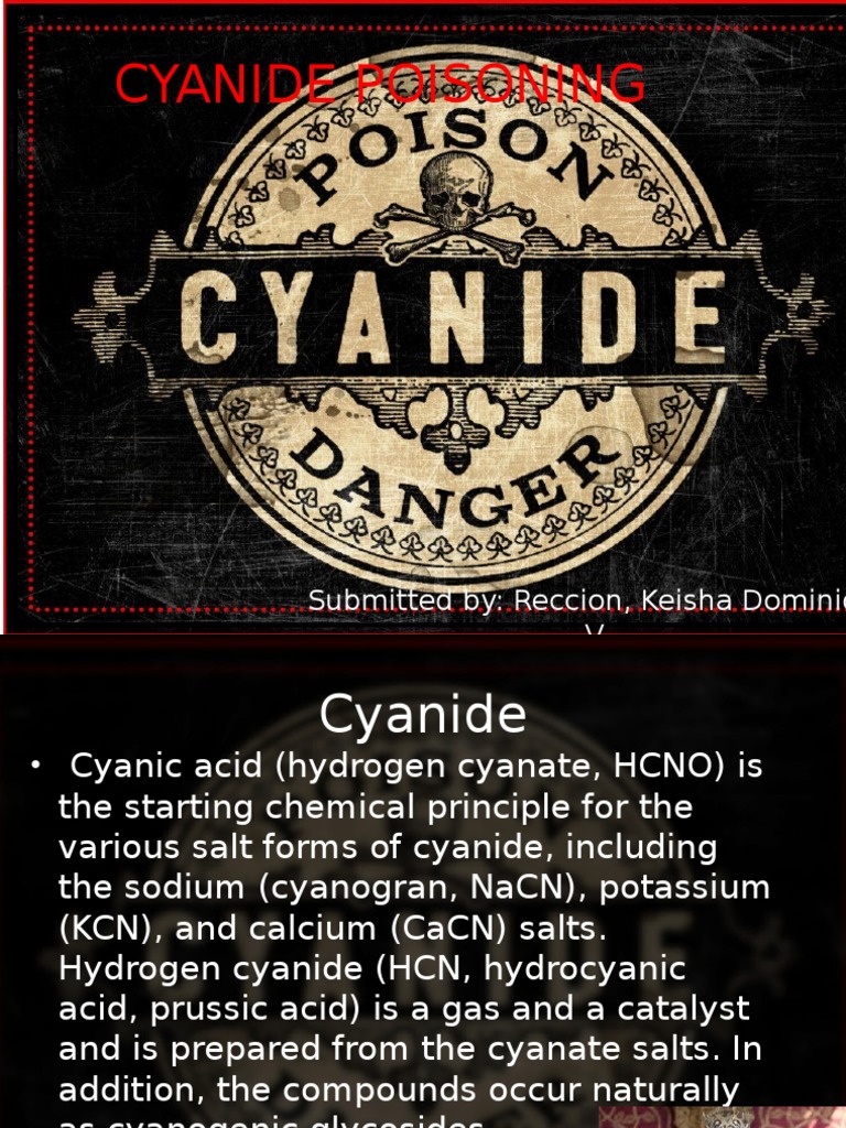 Cyanide Poisoning | Cyanide | Cellular Respiration