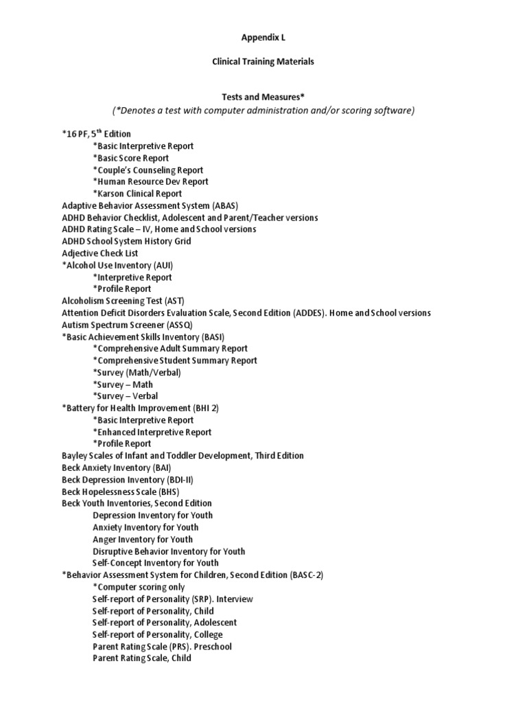 Clinical Training Materials | PDF | Cognitive Behavioral Therapy ...