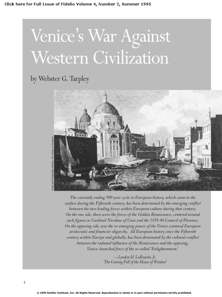 Venice's Oligarchy and Cultural Conflict | PDF | Byzantine Empire ...