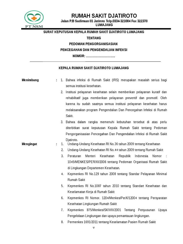 SK Pedoman Pengorganisasian PPI | PDF