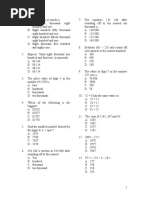 Mathematics Form 2 Revision | PDF | Area | Equations