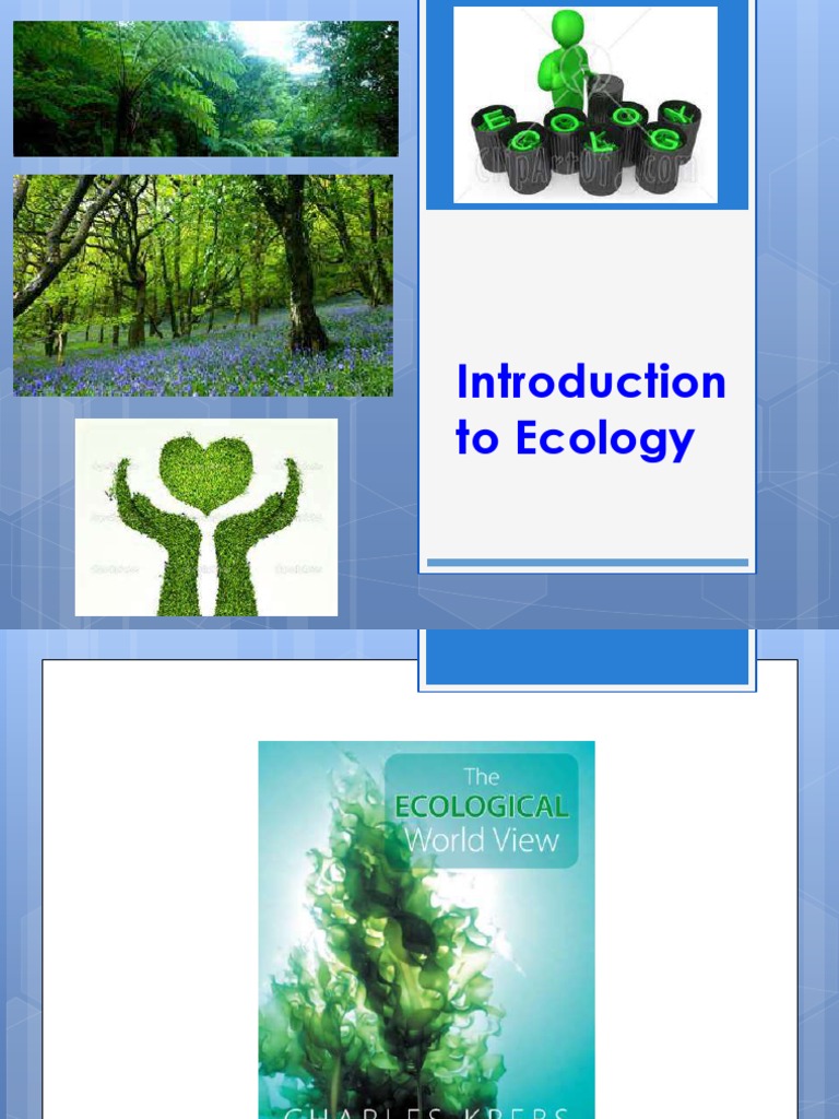 Lecture 1 - Introduction To Ecology PDF | PDF | Reductionism | Ecology