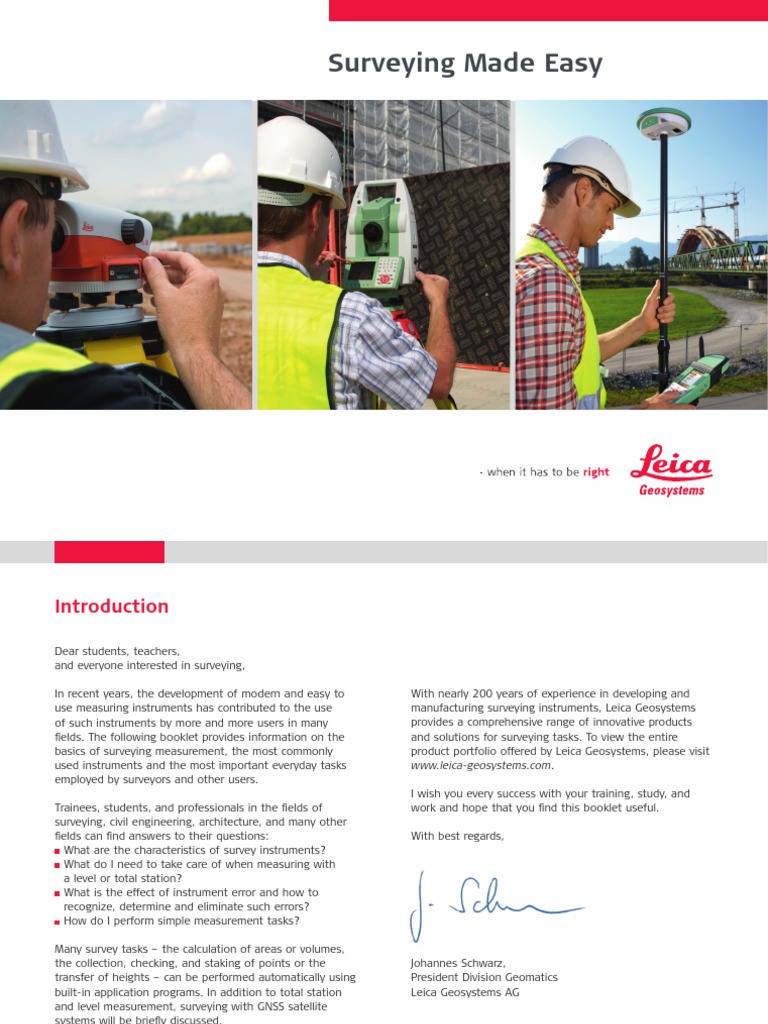 Surveying Made Easy Booklet en | PDF | Surveying | Scientific Observation