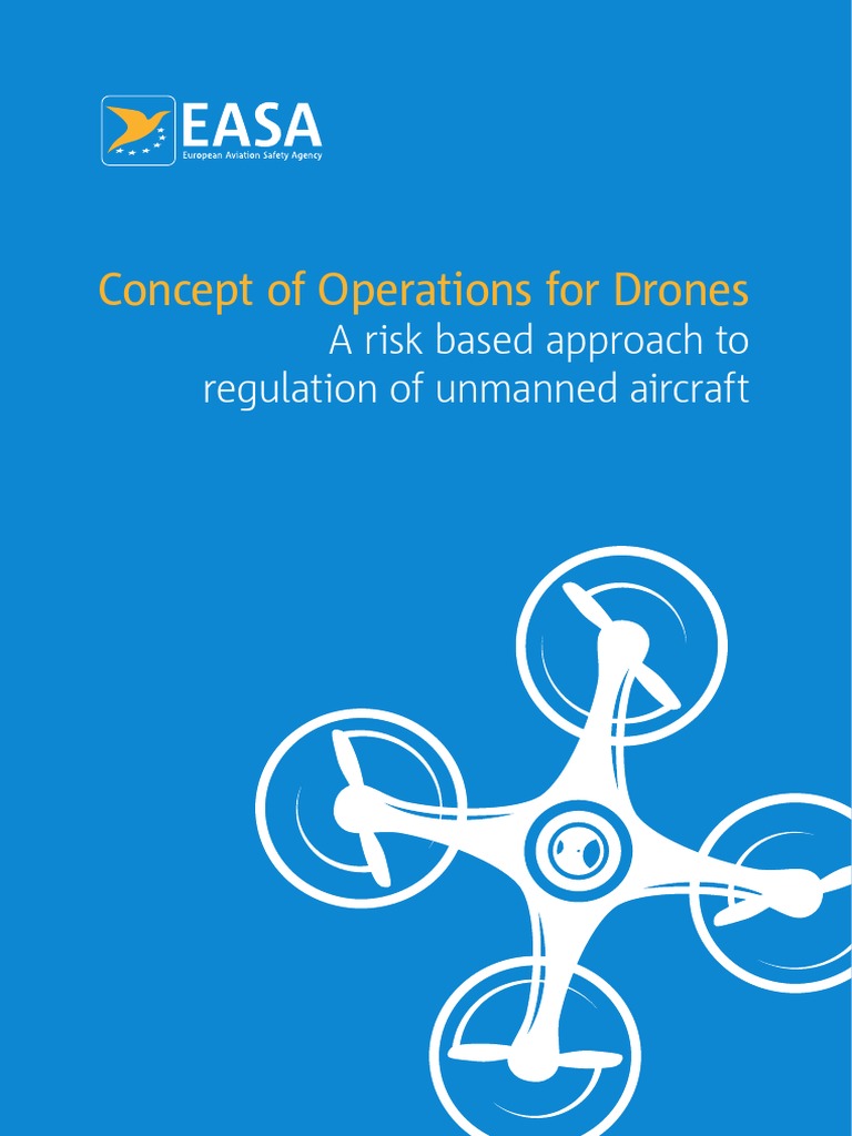 EASA Concept Drone Brochure Web | PDF | Unmanned Aerial Vehicle | Risk ...
