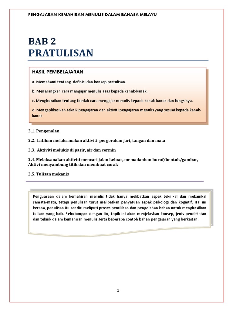 Panduan Pratulisan untuk Guru | PDF | Karier & Perkembangan | Kajian ...