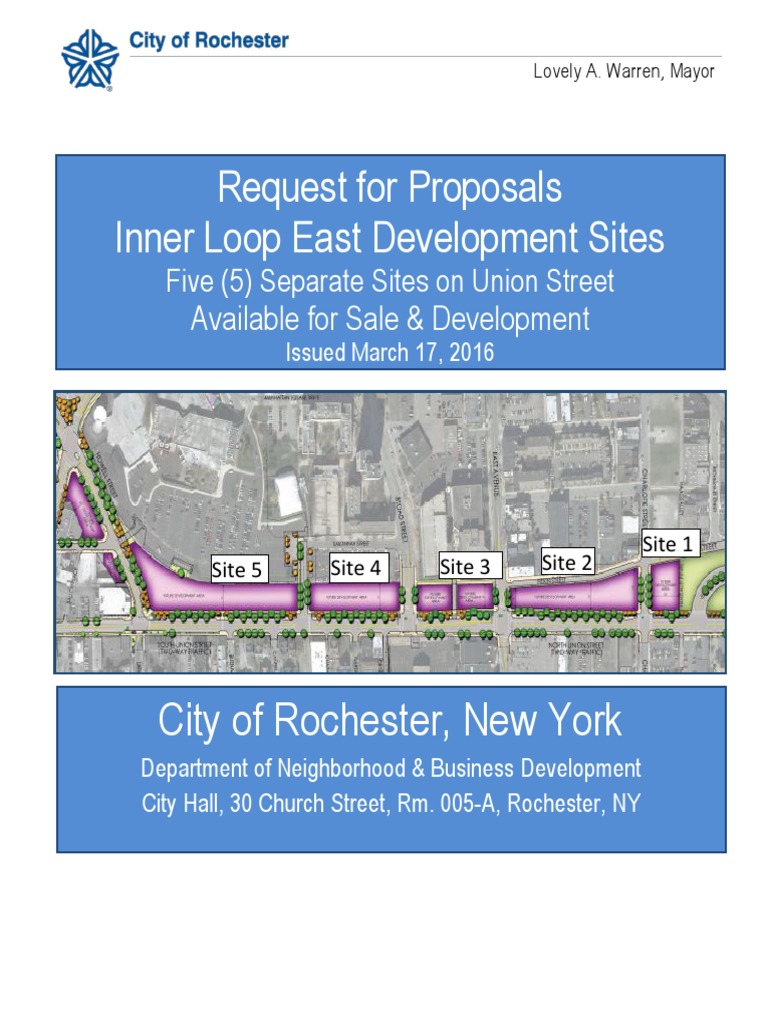 Rochester Inner Loop RFP | PDF | Request For Proposal | Rochester
