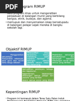 Rancangan Integrasi Murid Untuk Perpaduan (RIMUP) | PDF