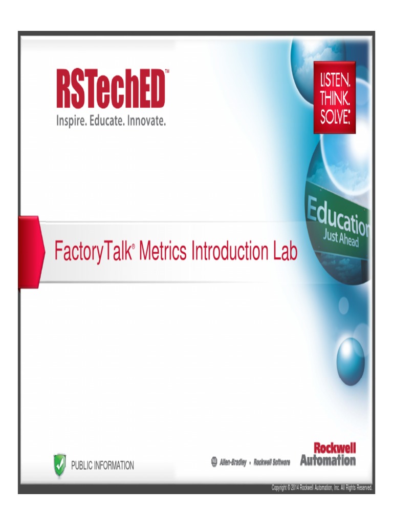 MI16 - FactoryTalk Metrics Introduction Lab RSTechED2014 | PDF ...