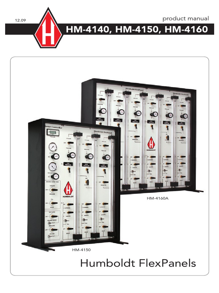 Humboldt FlexPanels Product Manual | PDF | Vacuum | Valve
