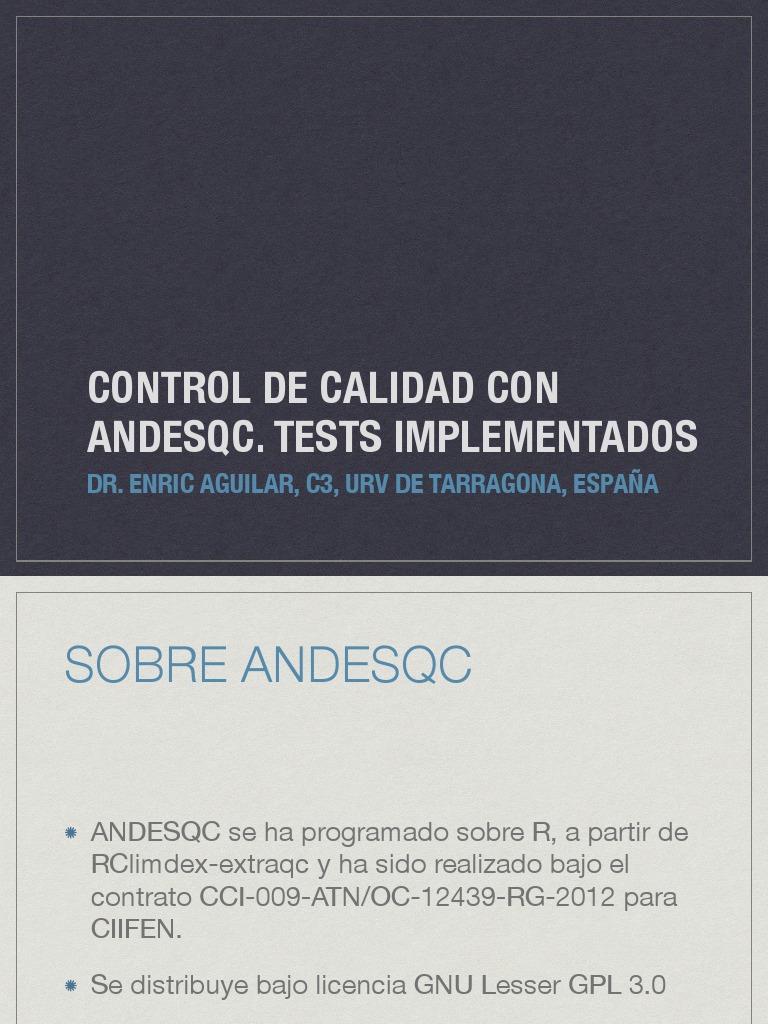 Control de Calidad de Datos | PDF | Archivo de computadora | Informática