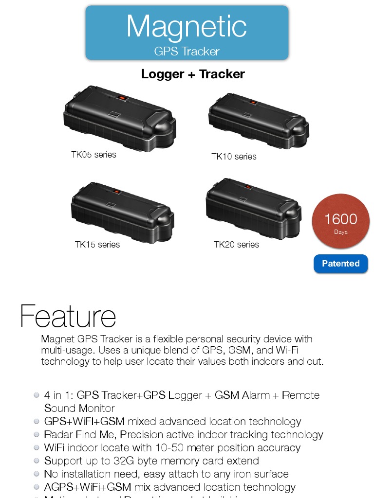 TK Series Magnet Tracker PDF | PDF | Mobile App | Security Alarm