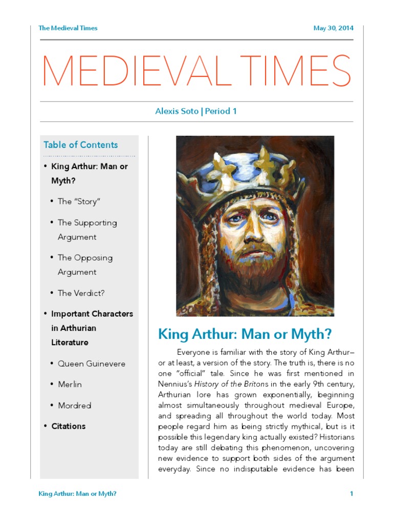 King Arthur Research Paper | PDF | King Arthur | Guinevere