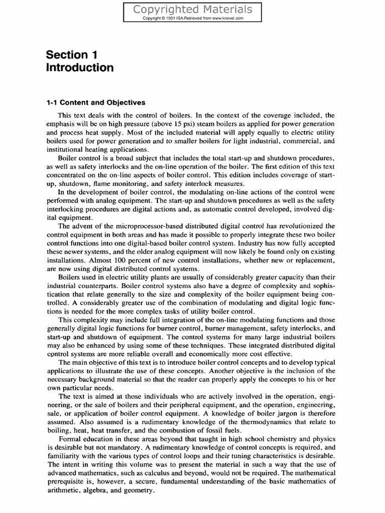 Boiler Systems Pdf Control System Steam Engine