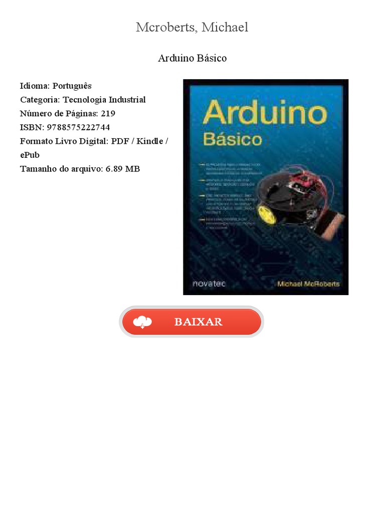 Arduino Basico Mcroberts 84897938 Pdf Arduino E Books 