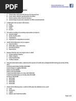 Double Entry MCQ | PDF | Debits And Credits | Bookkeeping