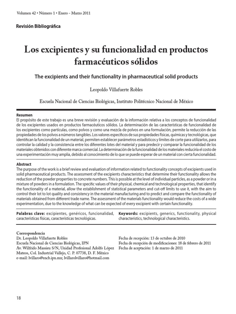 Los excipientes y su funcionalidad en los productos | Medicamentos con ...