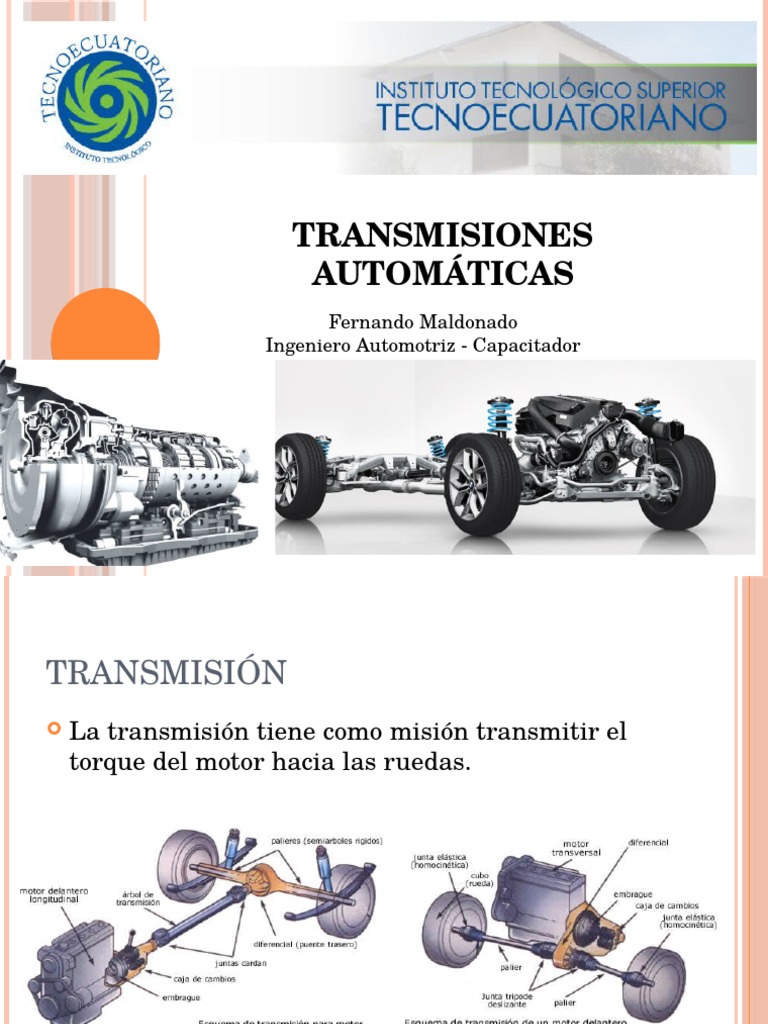 Tipos y Funcionamiento de Transmisiones Automáticas | PDF | Transmisión ...