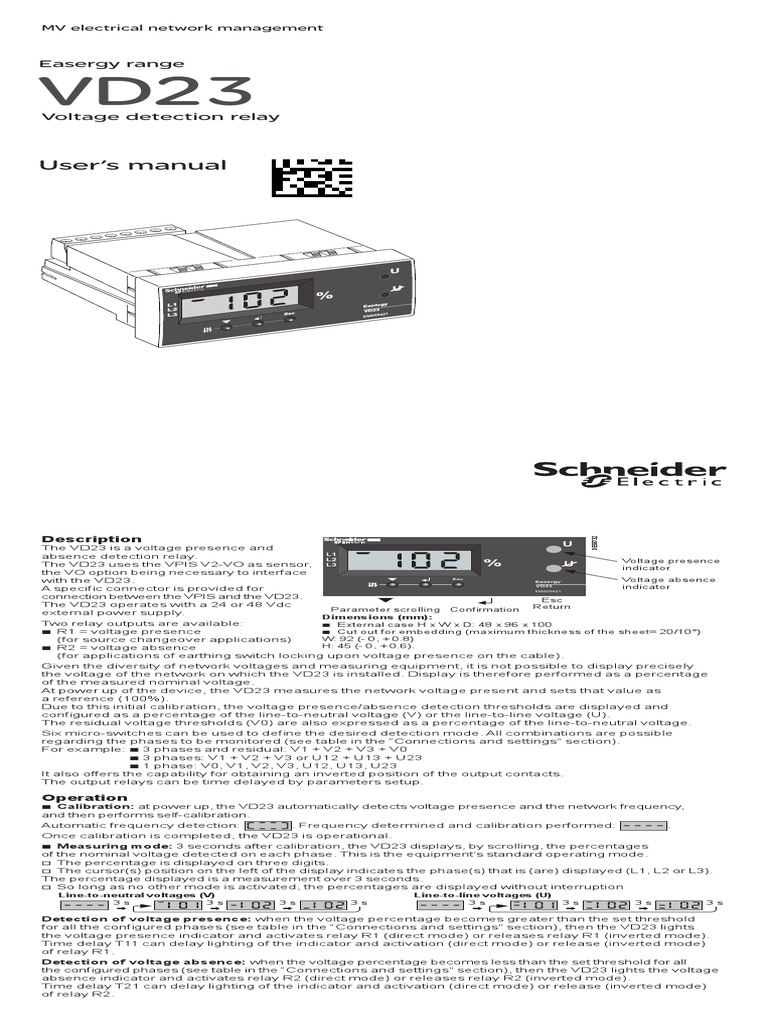 VD23 | PDF | Relay | Switch