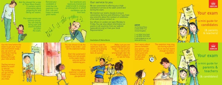ABRSM Exam Guide for Candidates | PDF