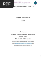 Consulting Company Profile Sample in PDF | PDF | Strategic Management ...