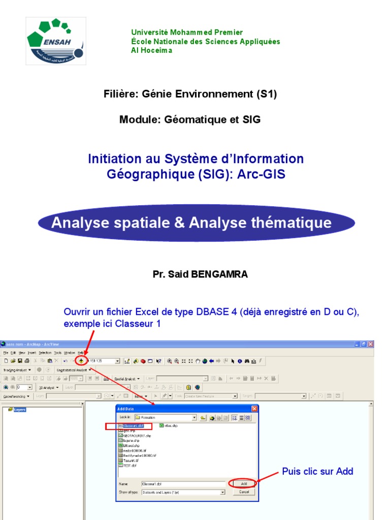 6 Analyse Spatiale | PDF | Système d'information géographique ...