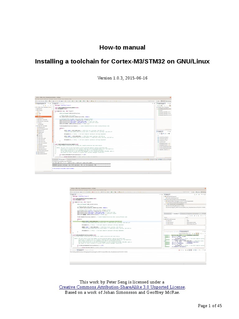 Howto Toolchain Stm32 Ubuntu Pdf Library Computing Microcontroller
