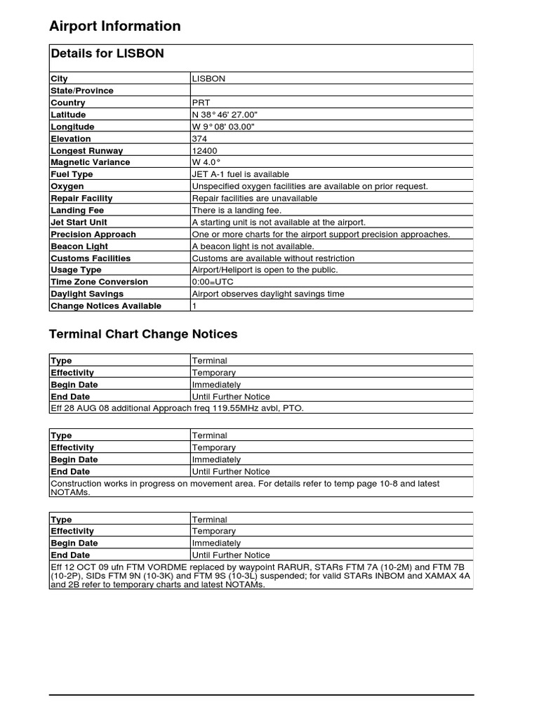 LPPT | PDF | Instrument Flight Rules | Air Traffic Control