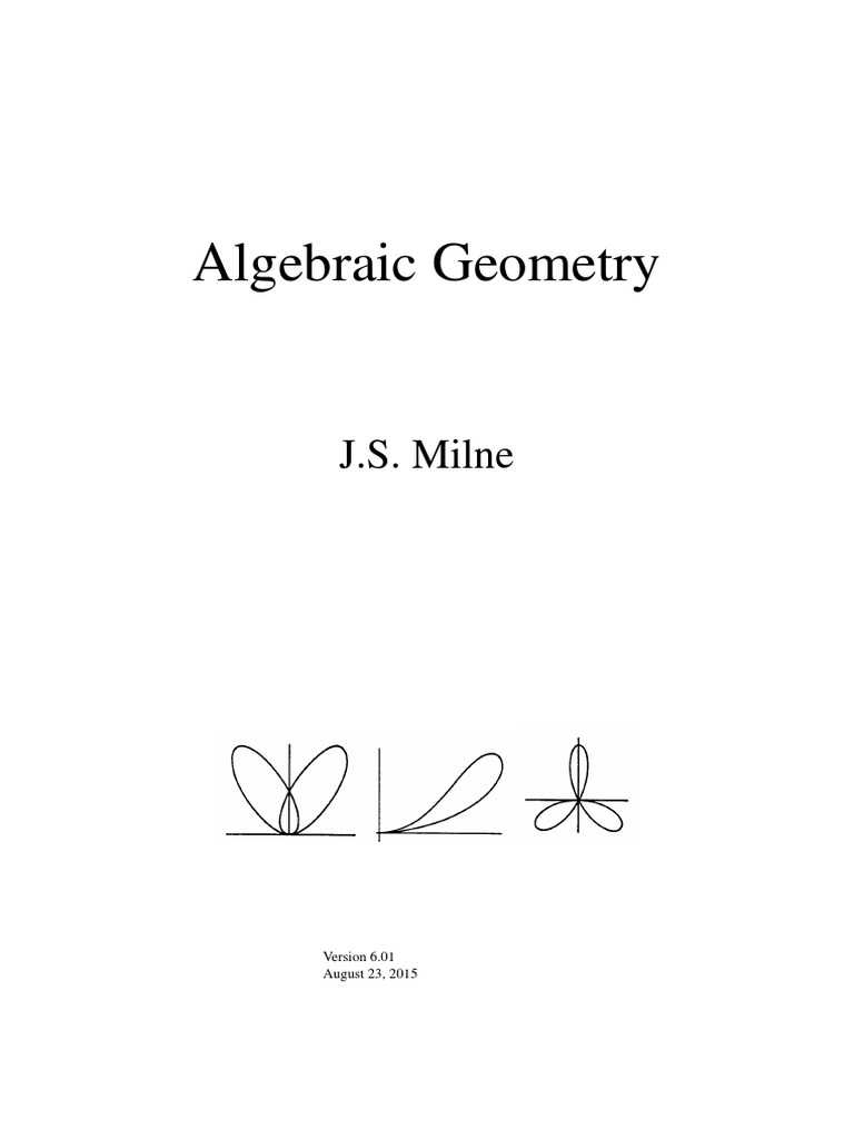 Algebraic Geometry | PDF | Ring (Mathematics) | Field (Mathematics)