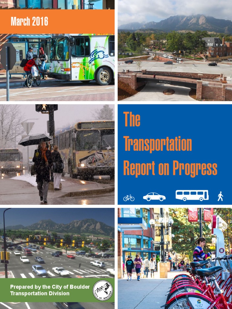 2016 Transportation Report On Progress | PDF | Public Transport | Traffic
