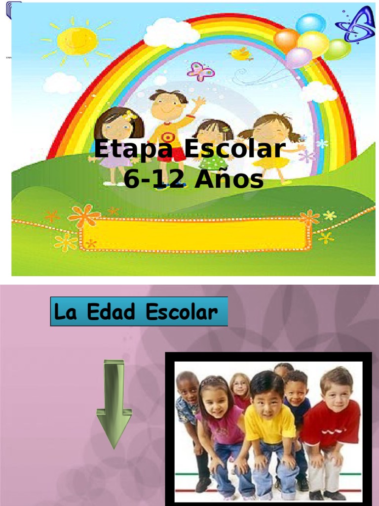 Etapa Escolar 6 A 12 Años | PDF | Sicología | Conceptos psicologicos