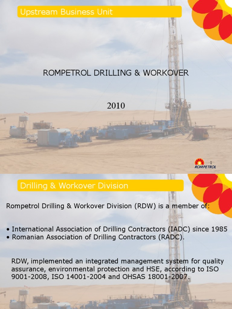 Drilling Presentation 2010 | Oil Well | Drilling Rig