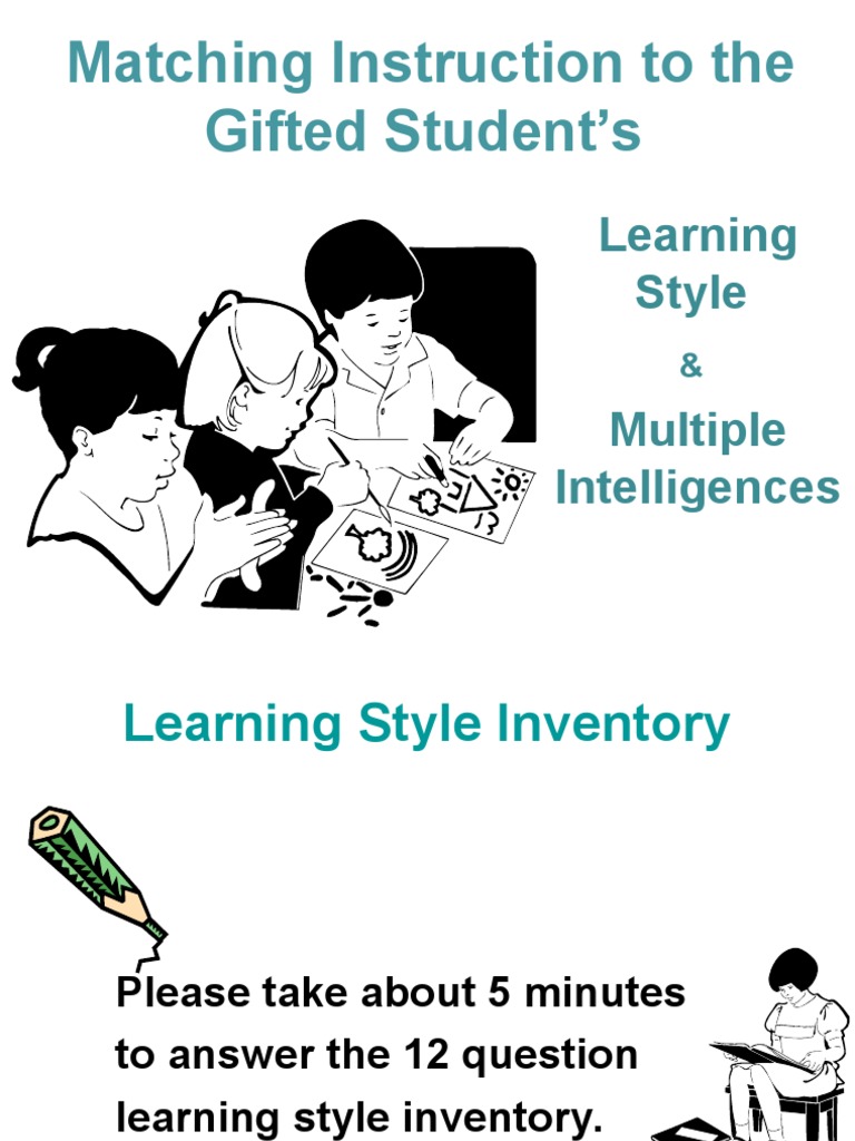Learning Styles and Multiple Intelligences | PDF | Learning Styles ...