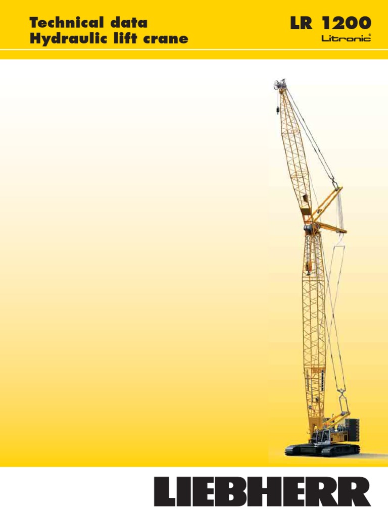 Liebherr LR 1200 | Crane (Machine) | Vehicles