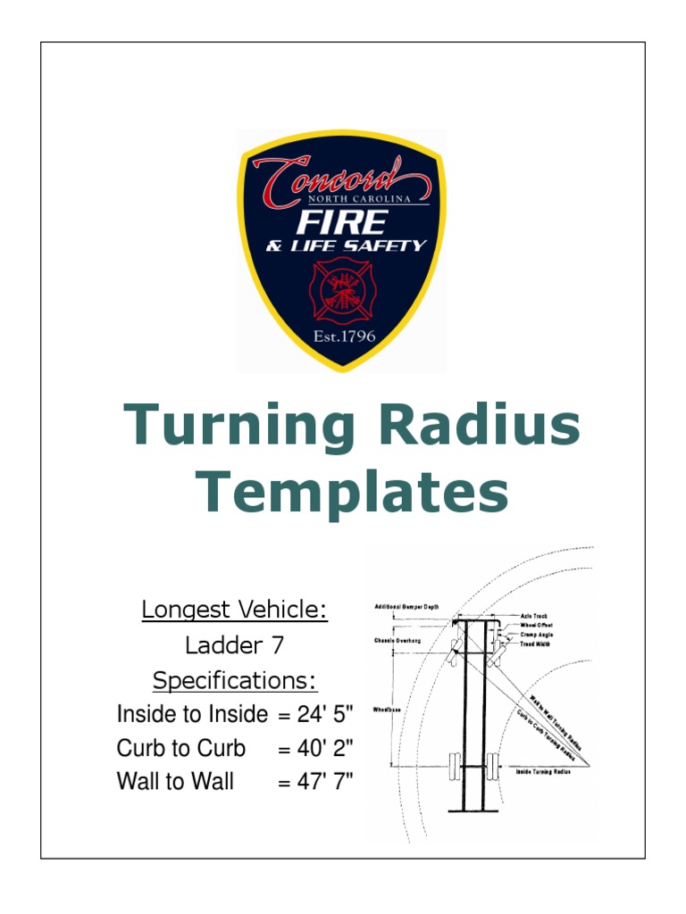 CFD Turning Radius Templates 2012 | PDF