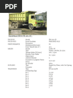 Spesifikasi Hino FM 260 JD Dump Truck | PDF