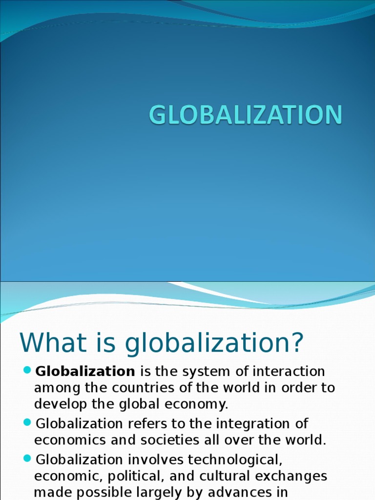 Globalization | PDF | Globalization | Trade