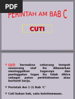 Borang Cuti | PDF