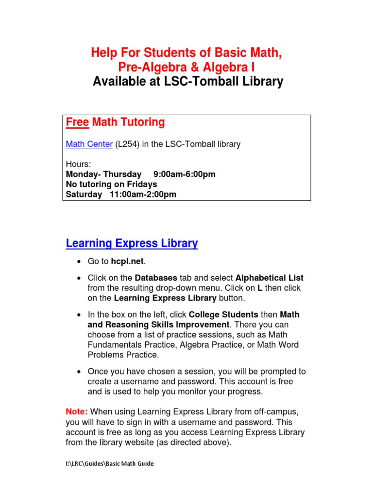 Basic Math Guide | Download Free PDF | Teaching Mathematics | Cognition