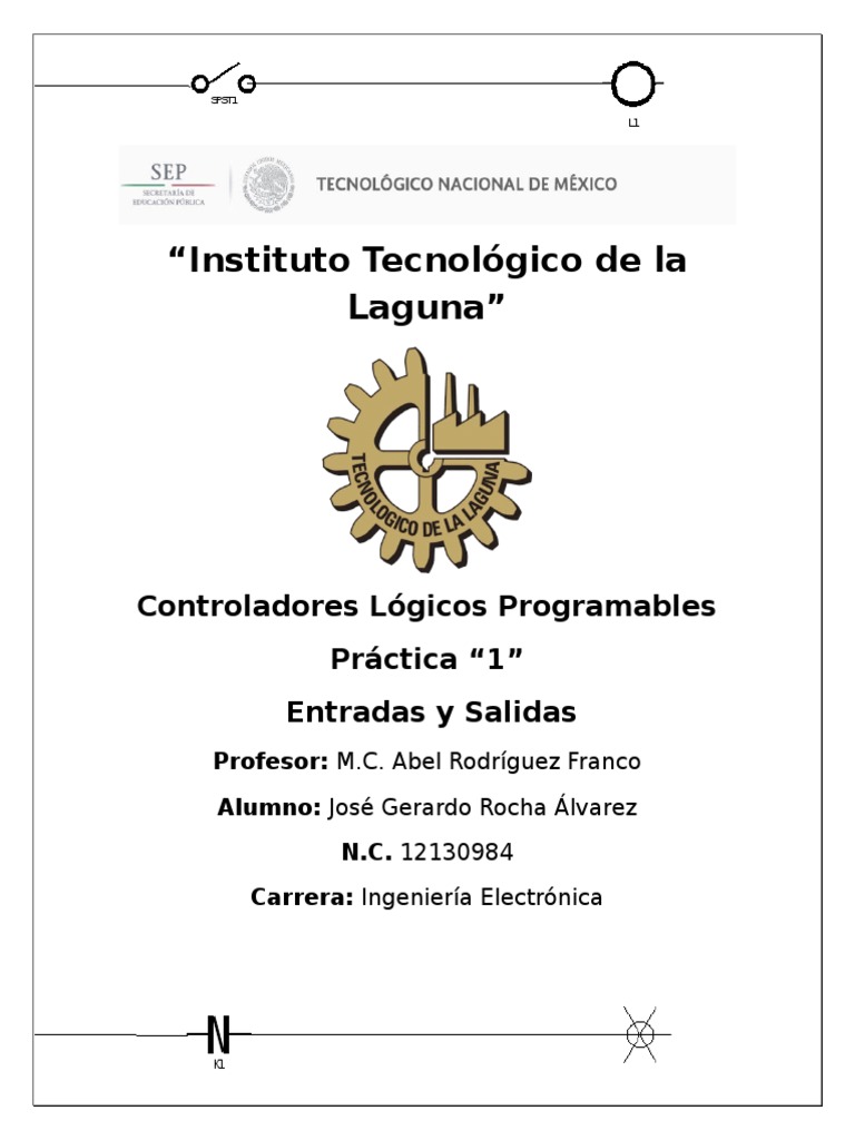P1 - PLC | PDF | Controlador lógico programable | Electrónica