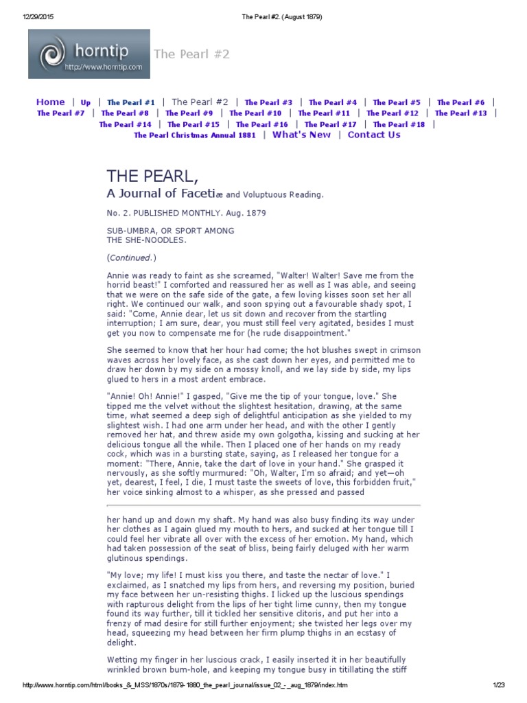 The Pearl #2 - (Aug, 1879) | PDF | Poetry