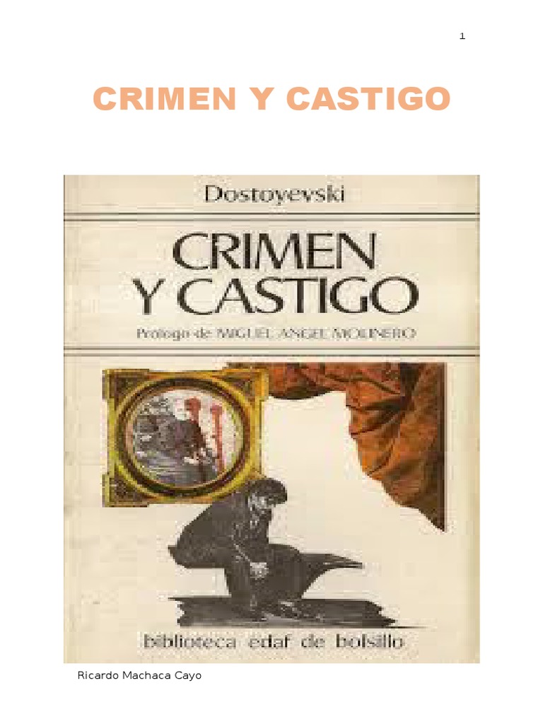 Crimen y Castigo | PDF | Fiódor Dostoievski | Crimen y castigo