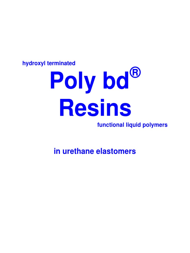 Polybd Resin Urethanes | PDF | Polyurethane | Polymers