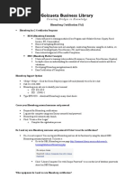 Bloomberg Terminal Manual | PDF | Menu (Computing) | Command Line Interface
