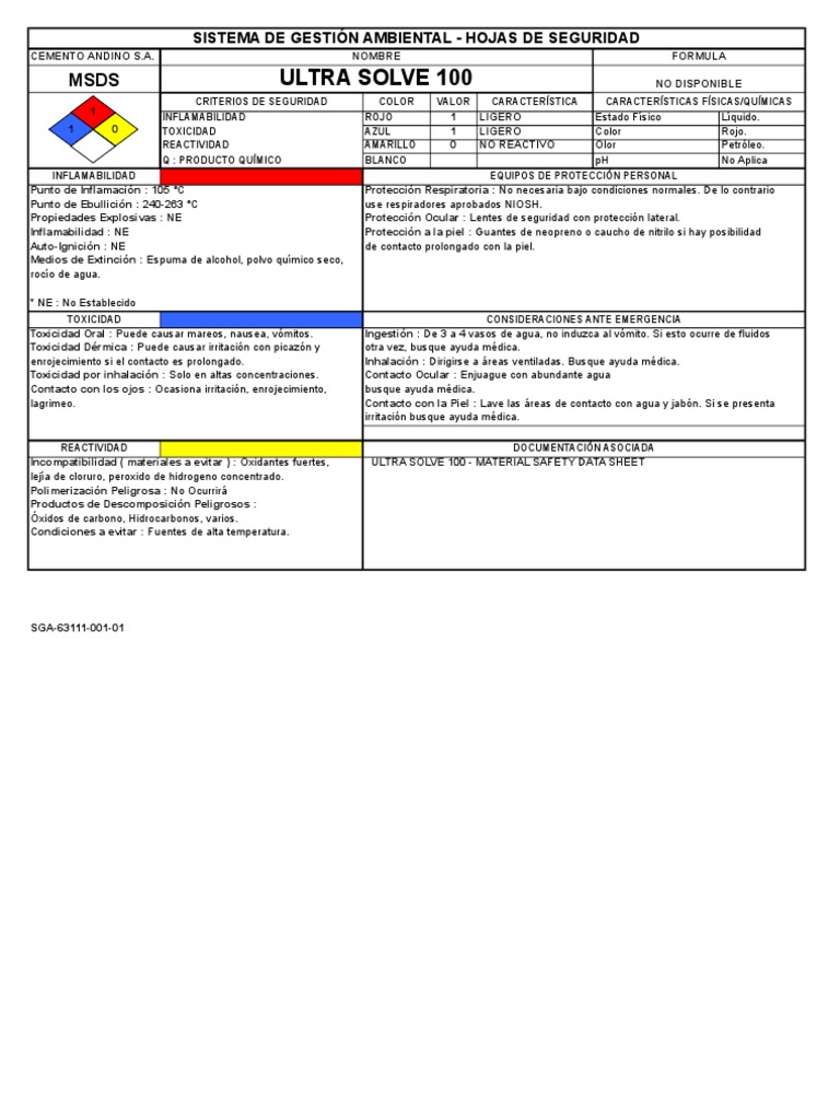 Ultra Solve 100 | PDF