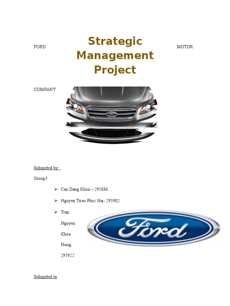 Ford | PDF | Daimler Ag | Toyota