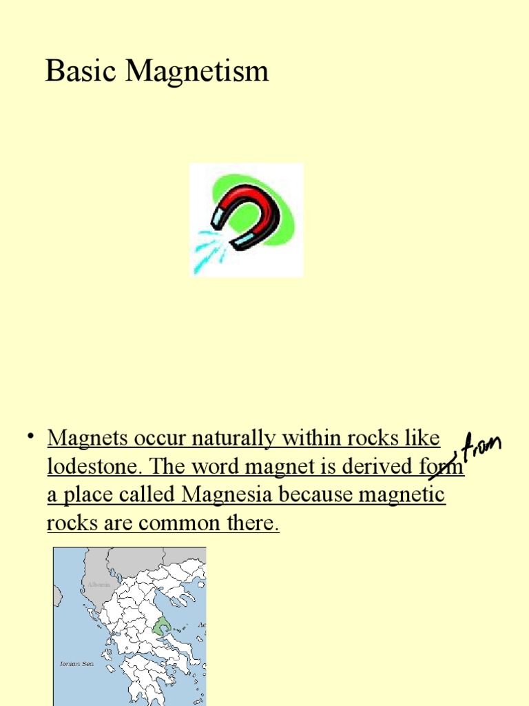 Magnetism Basics for Students | PDF | Technology & Engineering