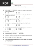 ICSE Class 5 Maths Sample Paper 1 | PDF
