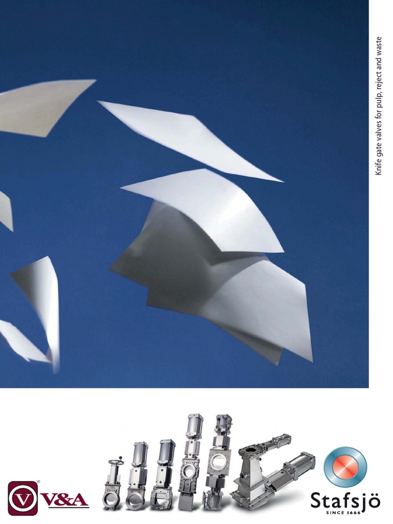 Stafsjo Knife Gate Valves | PDF | Valve | Pulp (Paper)